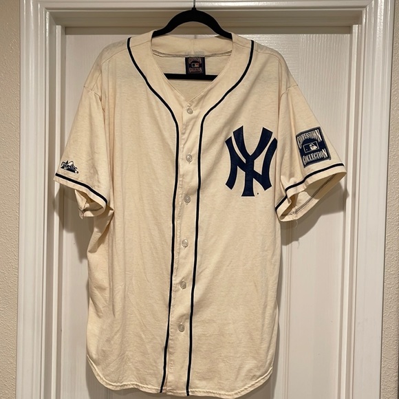 Majestic | Shirts | Jersey Majestic Cooperstown Collection Vintage Mens ...